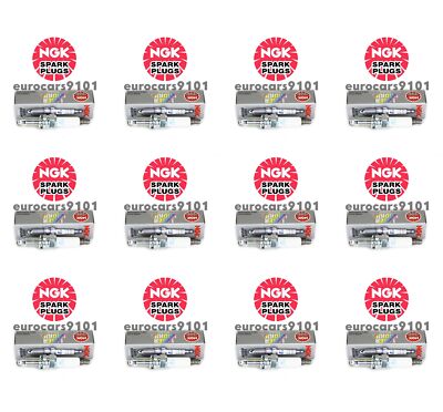 Set of 12 Fiat 500 NGK Spark Plugs 7563 101905606A | eBay