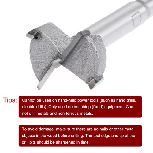 2pcs Hinge Boring Forstner Drill Bit, 26mm Diameter, 8mm Shank | eBay