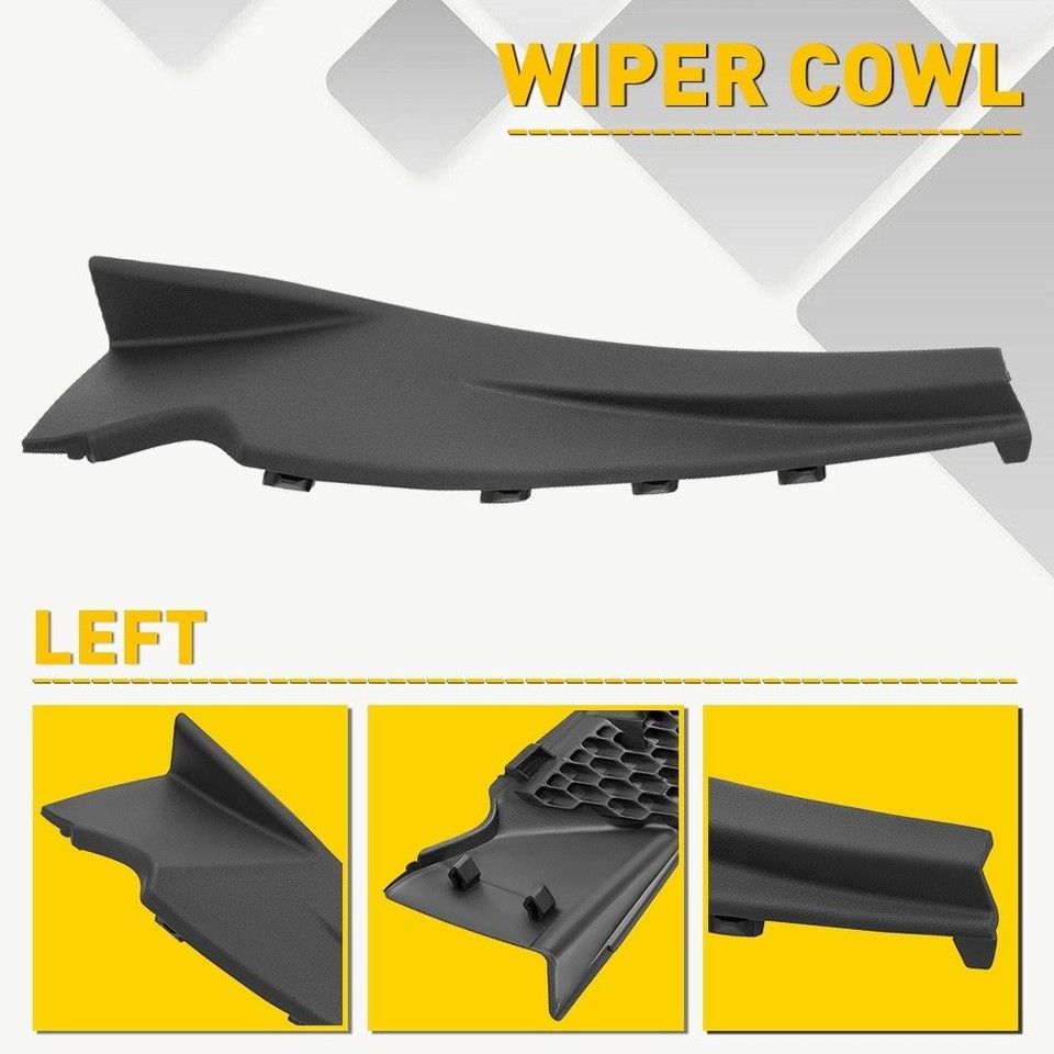 US Windshield Wiper Cowl Extension Trim LH Side Fits 2013-2020 Nissan ...