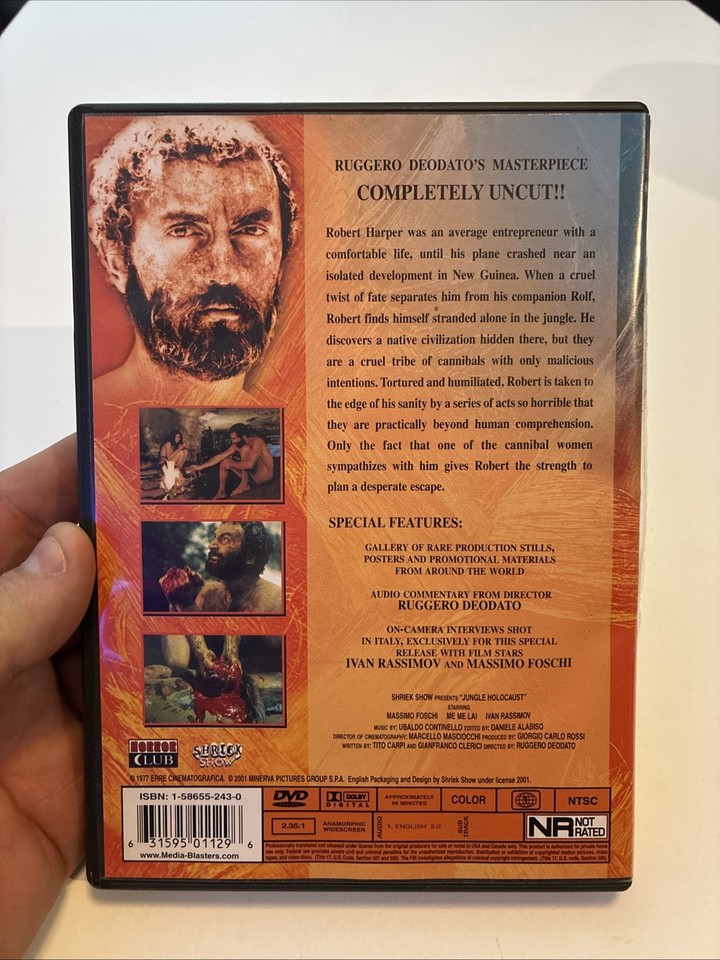 Jungle Holocaust (DVD, 1977) 631595011296| eBay