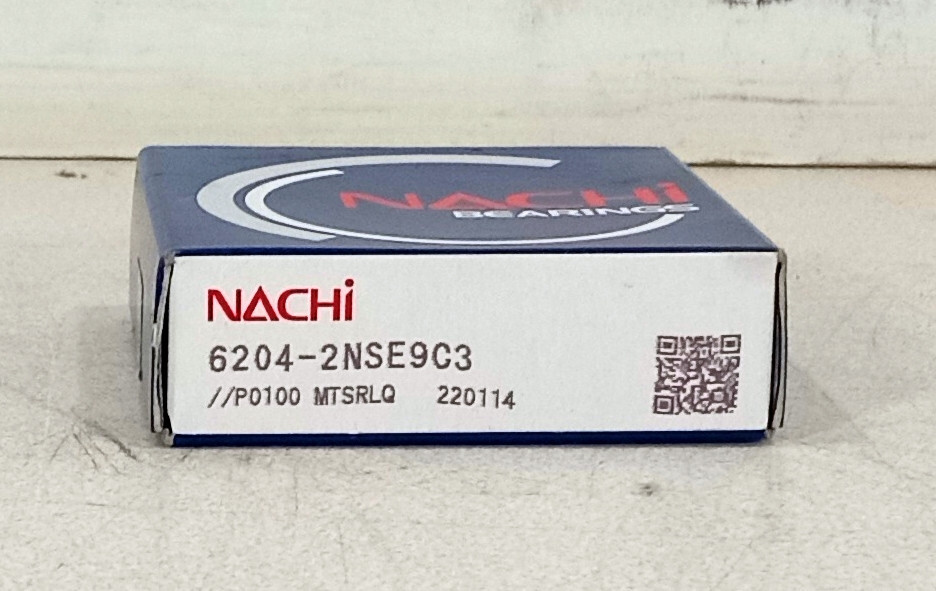 1 NEW NACHI 6204-2NSE9C3 RADIAL DEEP GROOVE BALL BEARING NIB ***MAKE ...