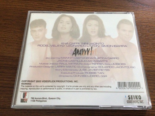 Arayyy! (VCD, 2003) Philippine Film Ana Capri Nini Jacinto | eBay