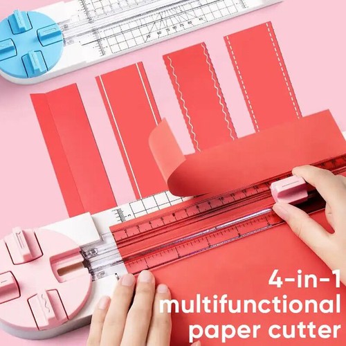 4-In1 Manual Paper Trimmer Multi-Functional Handheld Craft Paper ...