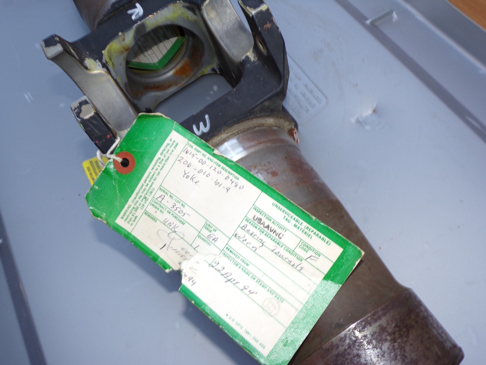 Bell Helicopter 206 Main Rotor Yoke 206-011-100-151 (For Training ...