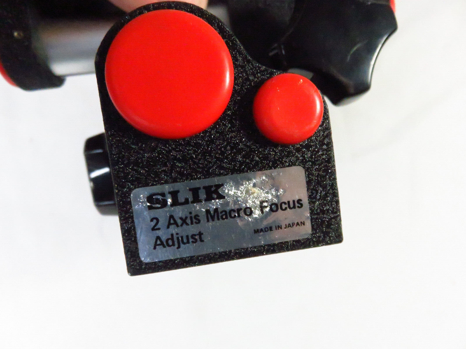 NEAR MINT SLIK Tripod 2 Axis Macro Focus Adjust Macro Focusing Rail VTG ...