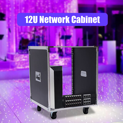 New 12U Rolling Network Server Data Cabinet Enclosure Rack Built-in ...