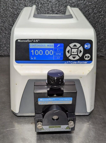 Masterflex L/S 07522-30 Peristaltic Pump w/ PTFE Tubing Pump 77390-00 ...