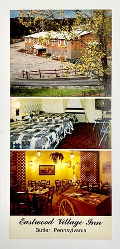 1970s Eastwood Village Inn Butler Dutch Amish Pennsylvania PA Vintage ...