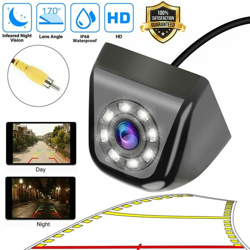 170° HD 8LED Car Rear View Backup Parking Reverse Camera Night Vision ...