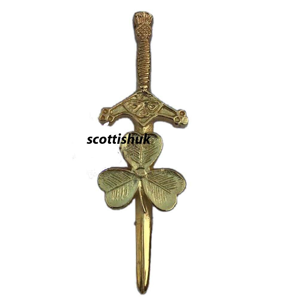Scottish Kilt Pin Gold Plated 4" Various Design/Highland Kilt Pins ...