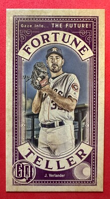 2019 Topps Gypsy Queen Justin Verlander Fortune Teller Mini #FTMJV ...