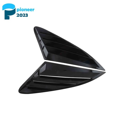 Gloss Black Quarter Panel Rear Side Window Louver for Kia 2021-2023 K5 ...