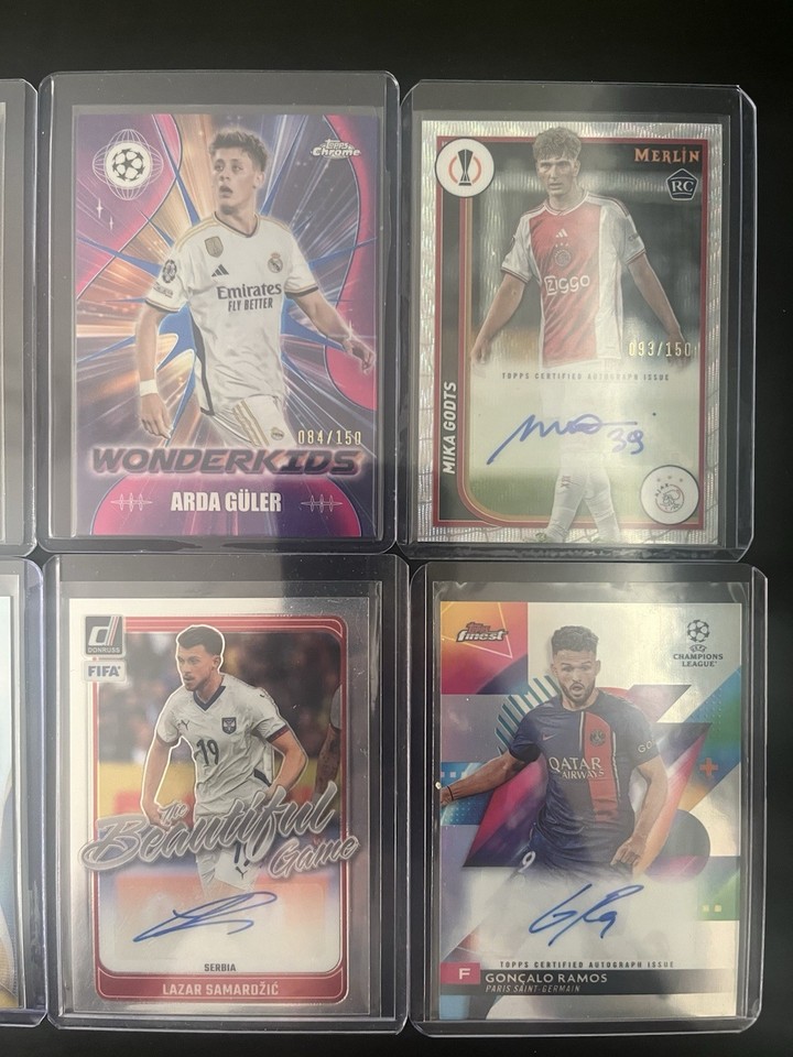 Topps/Panini - 8 Card Bundle - 5x Auto, 3x Numbered | eBay UK