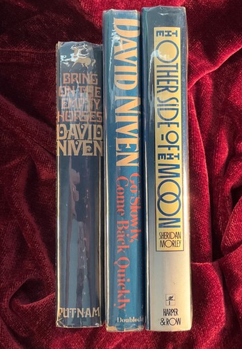 Lot of THREE Film & TV Star Books - David Niven, 2 By Niven, Biography ...