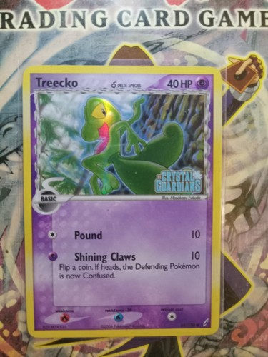 Pokémon TCG Treecko (Delta Species) EX Crystal Guardians 68/100 Reverse ...
