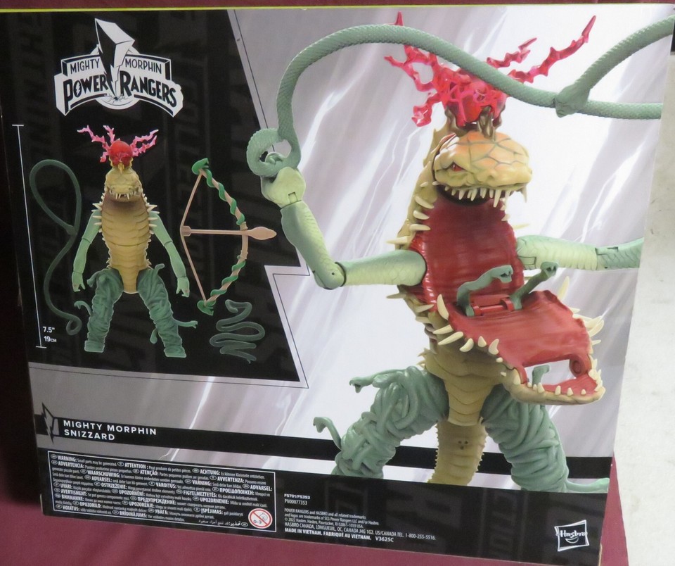 POWER RANGERS LIGHTNING COLL. MIGHTY MORPHIN SNIZZARD, 2022 HASBRO ...