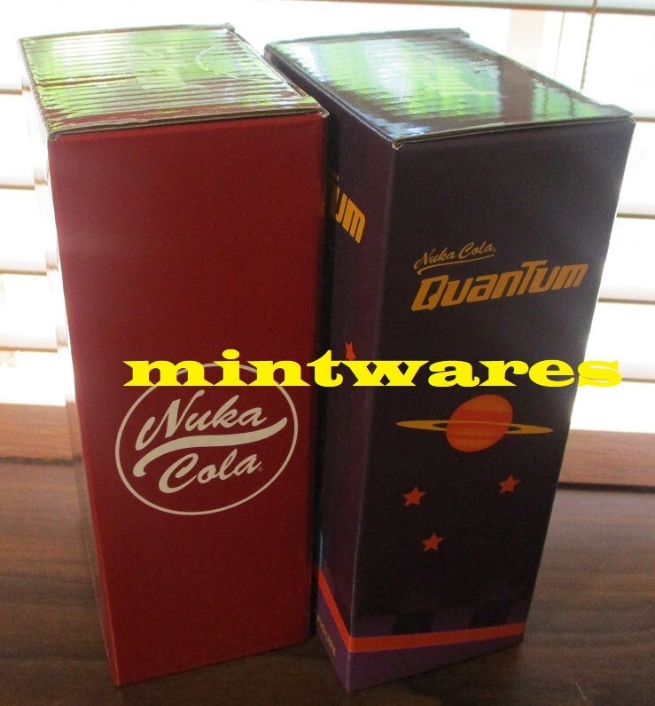 Fallout Nuka Cola + Quantum Mini Light Up Glowing Rocket Bottle Figure ...