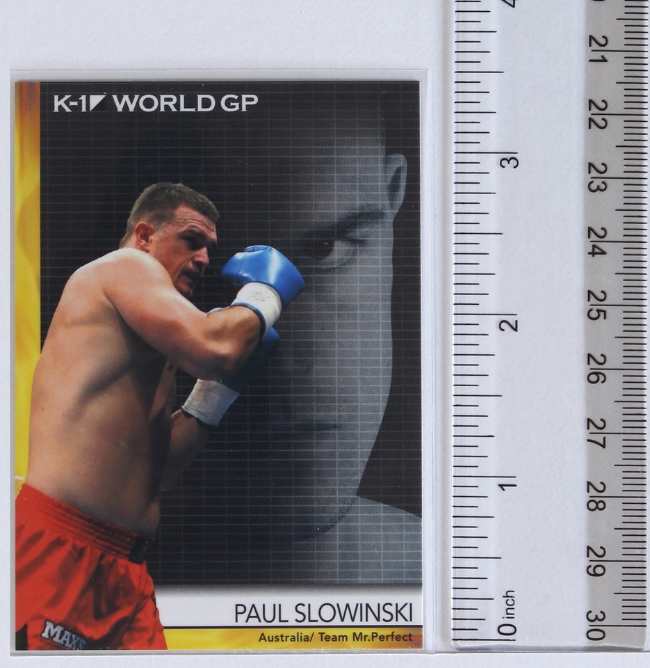 PAUL SLOWINSKI (No.11) - 2008 K-1 GRAND PRIX Trading Card | eBay Australia