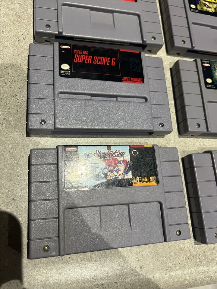 SNES Super Nintendo Game Lot (7 Games) Includes Super Mario Kart! | eBay