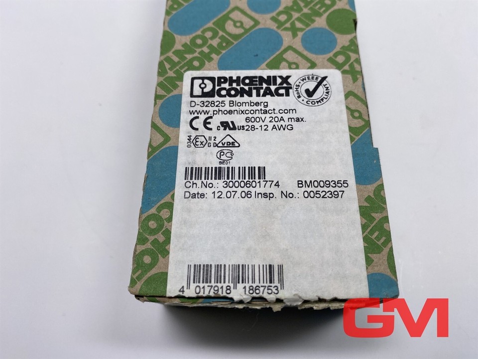 Ve 31x Phoenix Contact through Terminal ST2, 5-TWIN Feed-Through ...