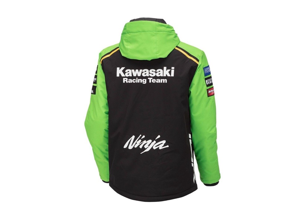 Official Kawasaki WSBK KRT Team Softshell Jacket - 24 | eBay
