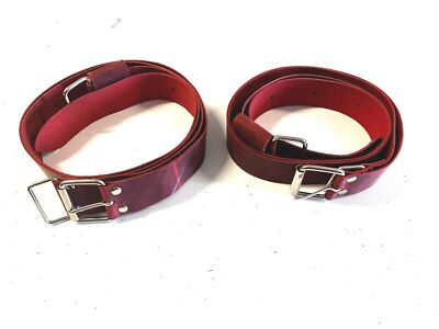Genuine Leather Luggage Rack Straps Trunk rack straps for Vintage Cars ...