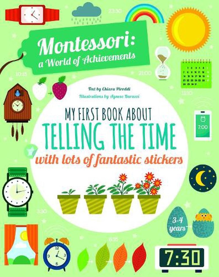 My First Book About Telling Time: Montessori Activity Book by Chiara ...