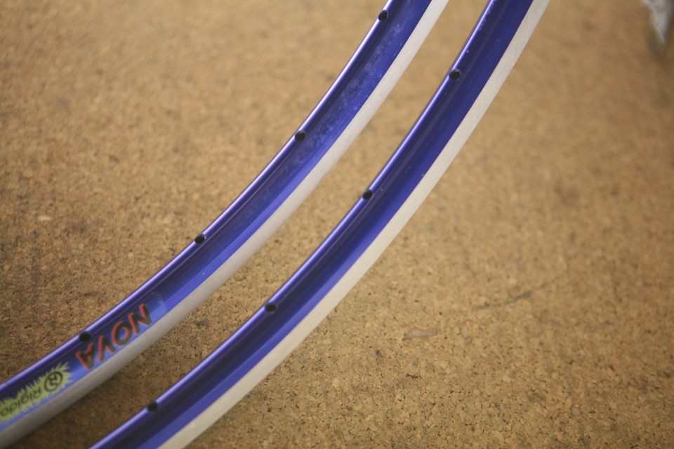 Vintage NOS NEW Rigida Nova blue clincher rims rimset 32 hole / 700c | eBay