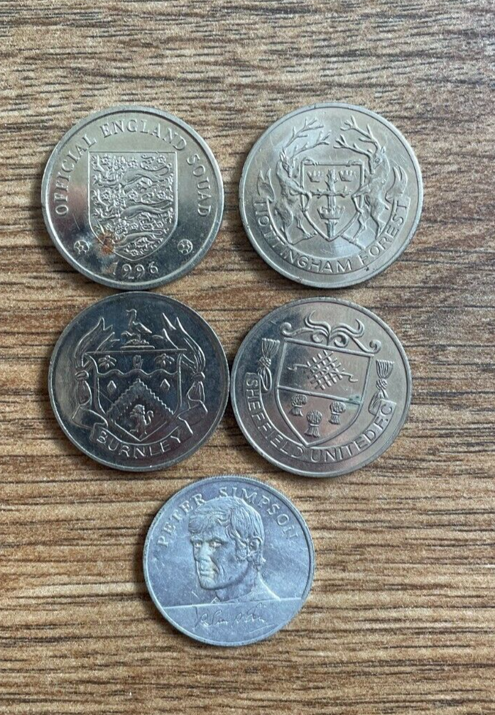 ESSO Football FA Cup Centenary Coins (5 coins) | eBay UK