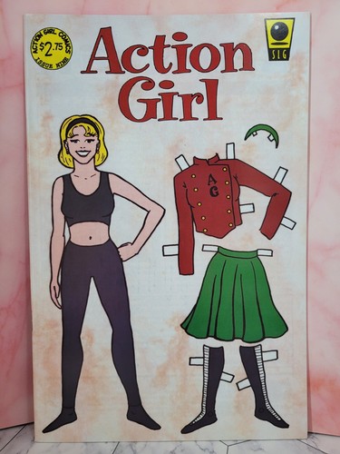Action Girl #9- 1ST PRINT, 1996, Sarah Dyer, Paper Dolls, FN/VF! EV022 ...