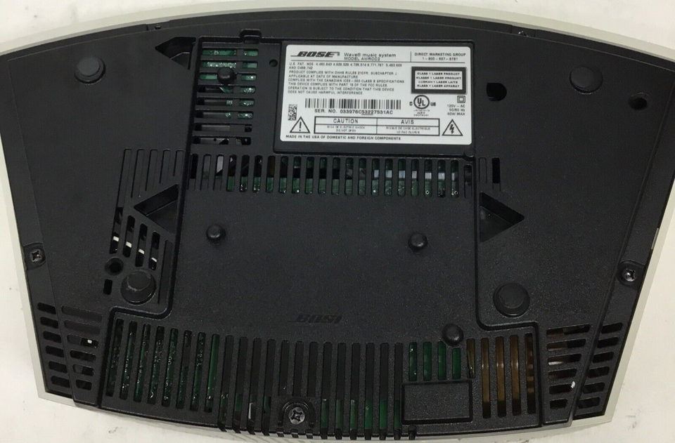 Bose Wave Music System CD Player AM/FM Radio Model AWRCC2 For Parts or ...