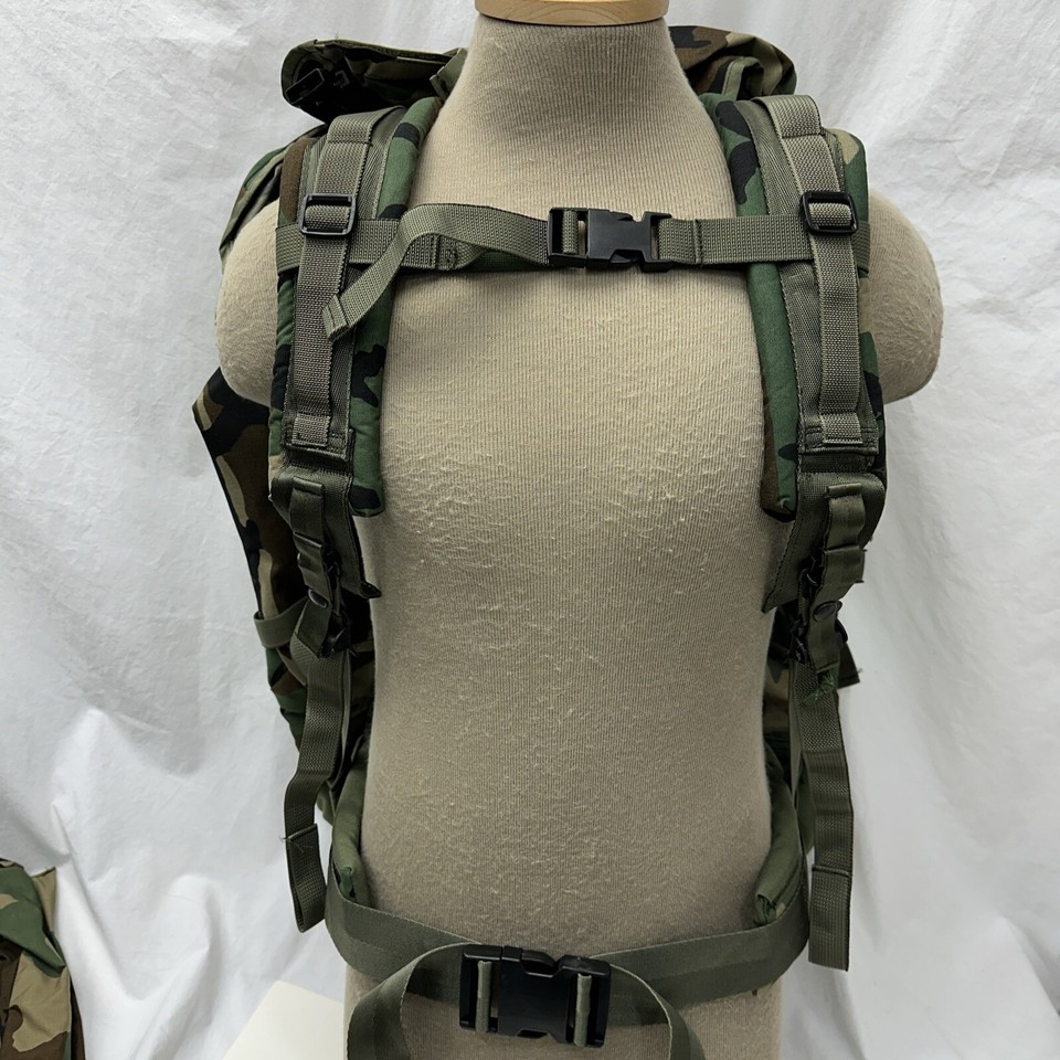 USGI CFP 90 Combat Field Pack & Patrol Pack SDS Original Woodland M81 ...
