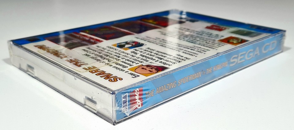 ©1993 Marvel Sega CD Game THE AMAZING SPIDER-MAN us/ntsc New/Sealed VGA ...