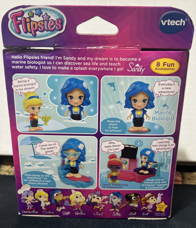VTech Flipsies Sandy and Her Surfboard BRAND NEW FACTORY SEALED | eBay