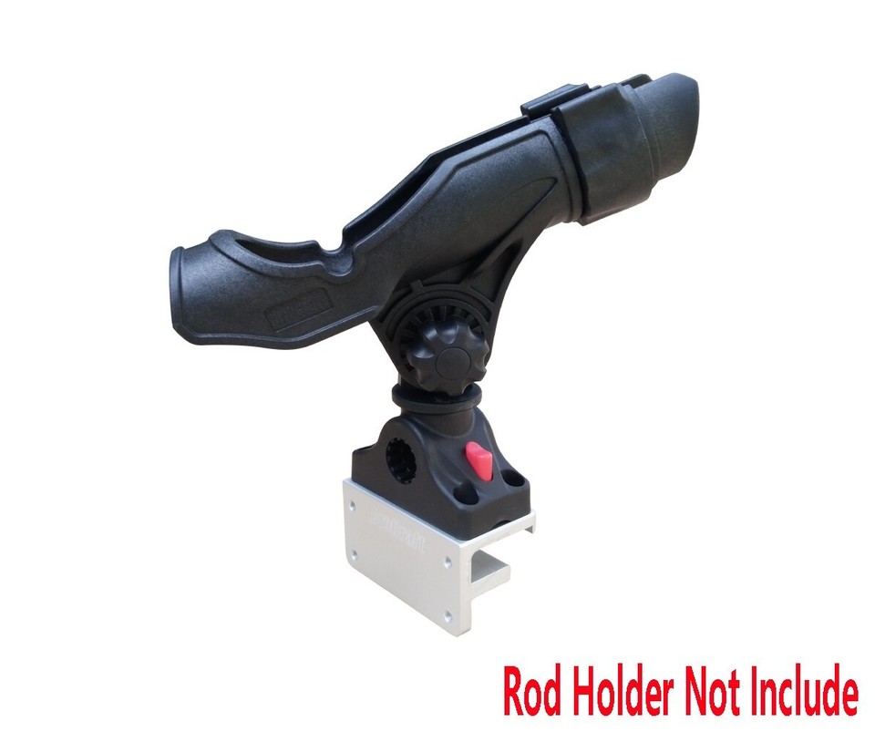 Brocraft Alumacraft Boat rod holder mount / AlumaTrac Bracket Rod ...