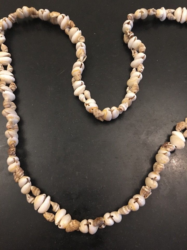 Sea Shell Necklace 16" Vintage BoHo Retro | eBay