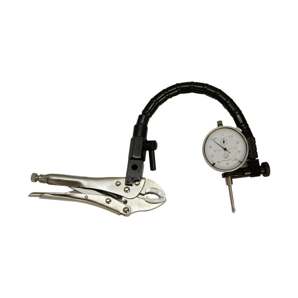 Dial Indicator 1"/.001" Flexible Arm Grip Lug Back Vise | eBay