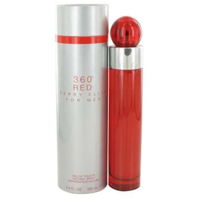 Perry Ellis 360 Red 3.4 oz EDT Cologne for Men New In Box | eBay