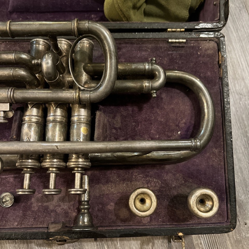 Besson Prototype New Creation Cornet 1912 w + Case | eBay