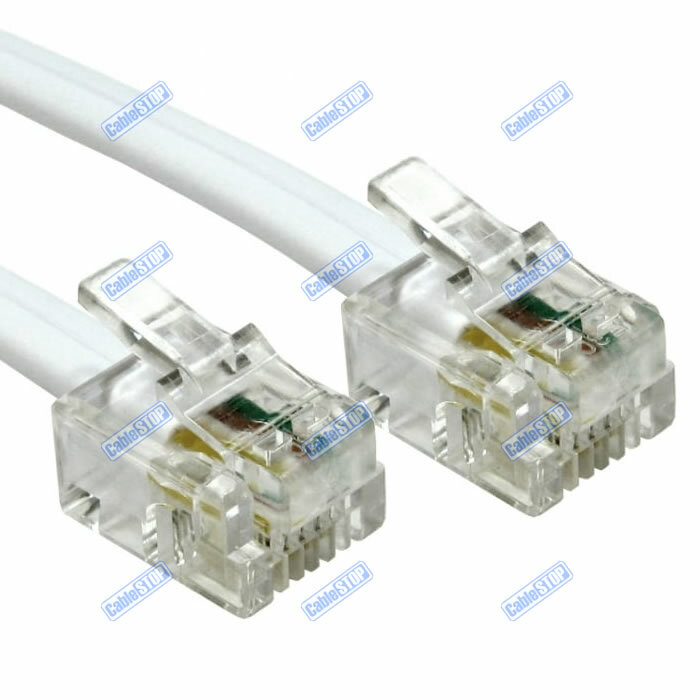 RJ11 to RJ11 ADSL ROUTER Cable TELEPHONE Lead for SKY BT PHONE ...