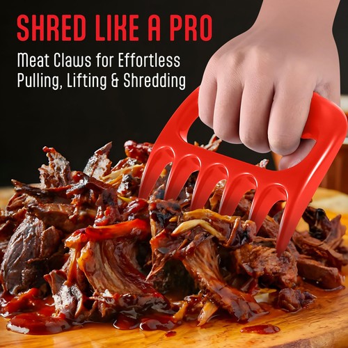 Meat Claws Best and Pulled Pork Shredder - Easily Lift Handle Cut ...