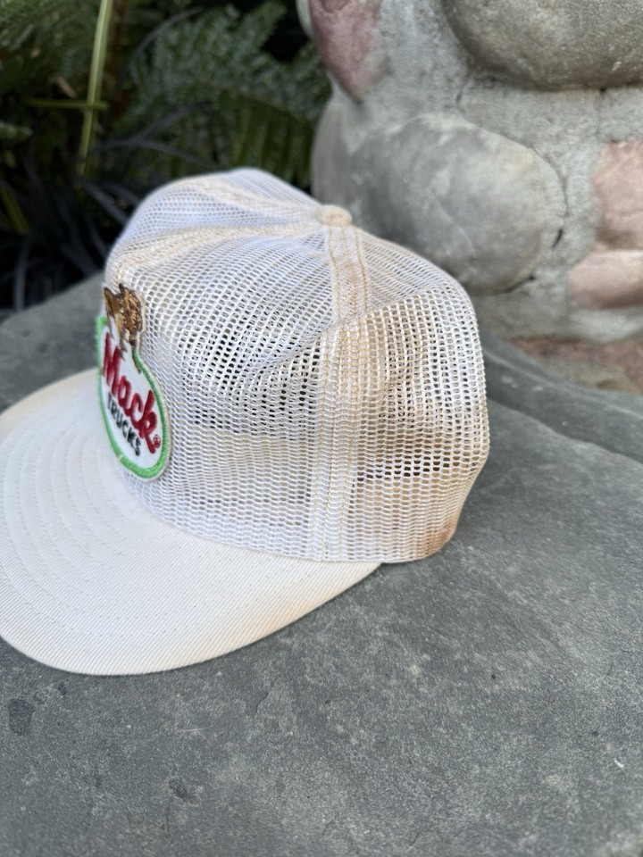 Vintage 80’s Mack Trucks White Mesh SnapBack Hat | eBay
