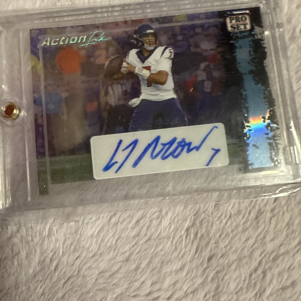 cj stroud Signed Rookie Card 2 Of 6 Plus 10 Free Cards | eBay