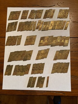 Engraving - Brass Font