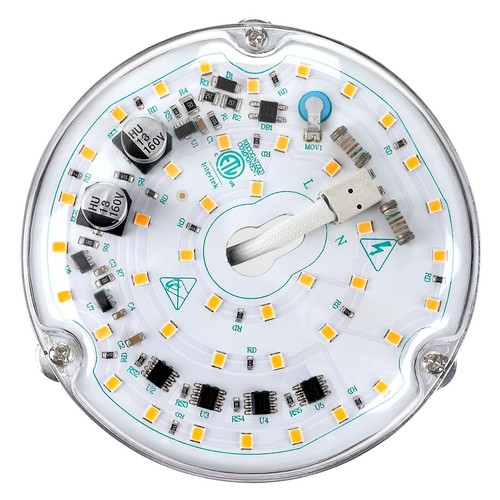 4 inch Ceiling Fan LED Light Replacement 6000K, 18W 2000LM LED Retrofit ...