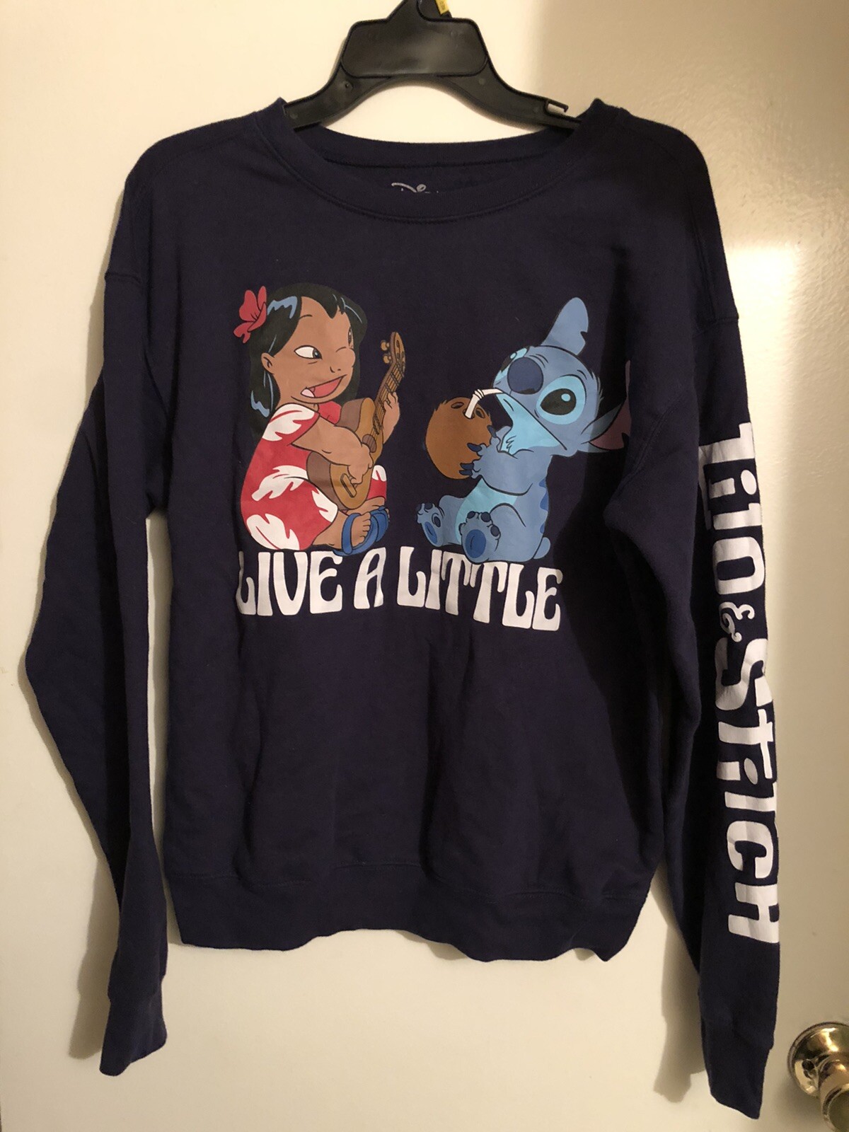 Lilo And Stitch Disney Offical Crew Neck Sweater Shir… - Gem