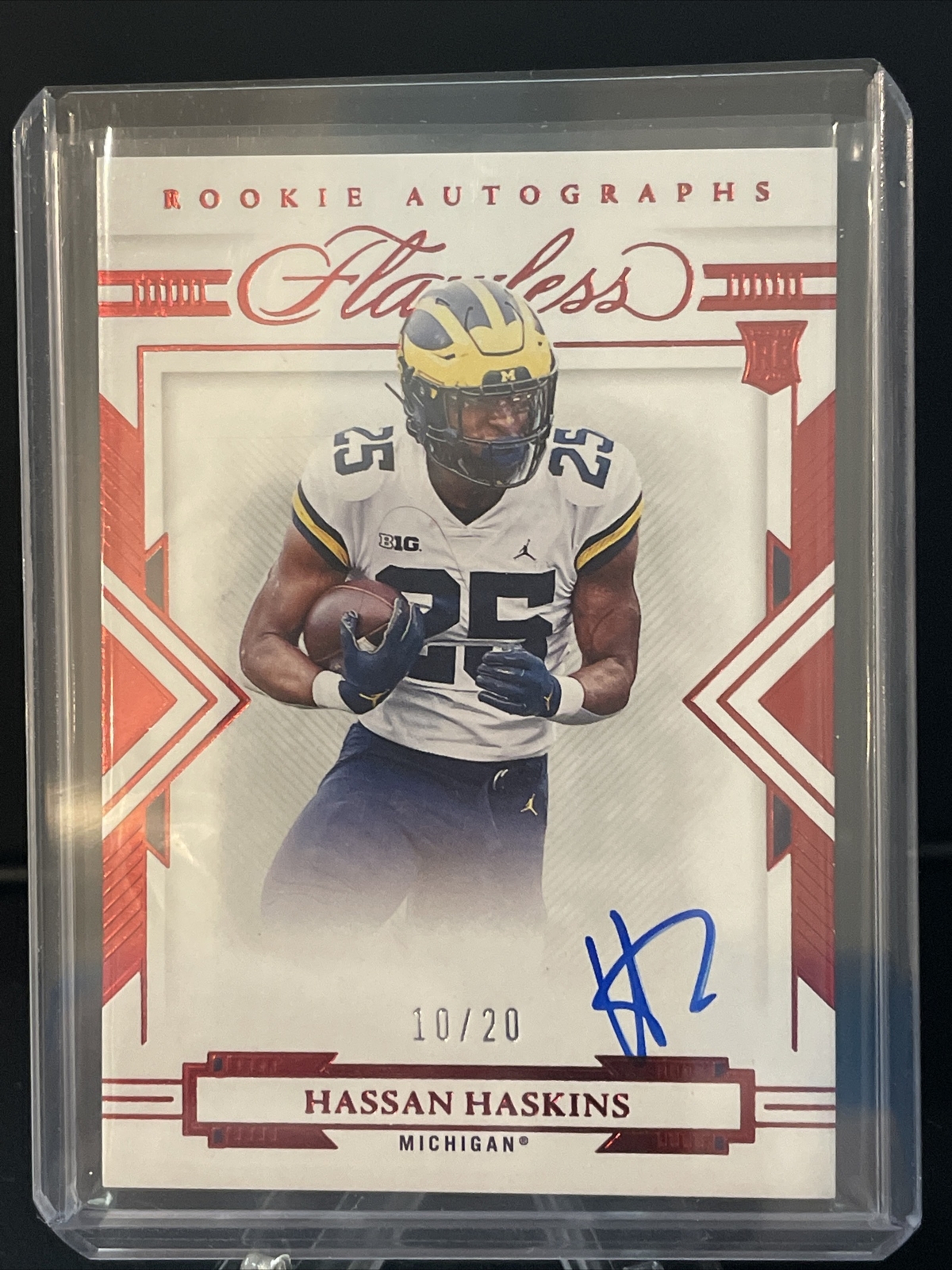2022 Panini Flawless Collegiate - Rookie Autographs Ruby #96 Hassan ...