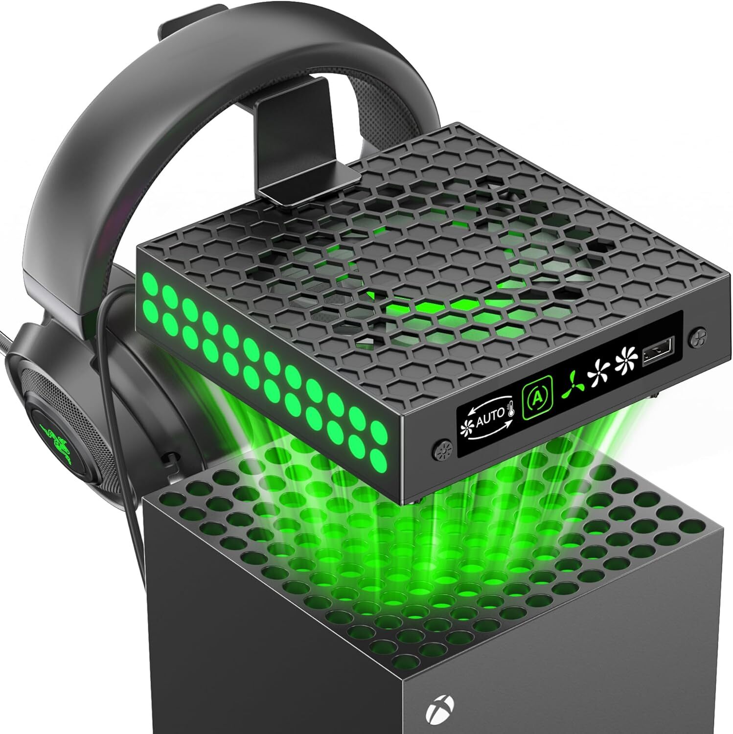 XBX Series X Cooling Fan with Auto Mode, for Xbox X Console LED...