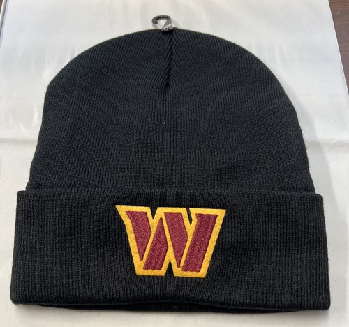 Washington commanders Football Team BLACK LINED CUFFED winter hat ...