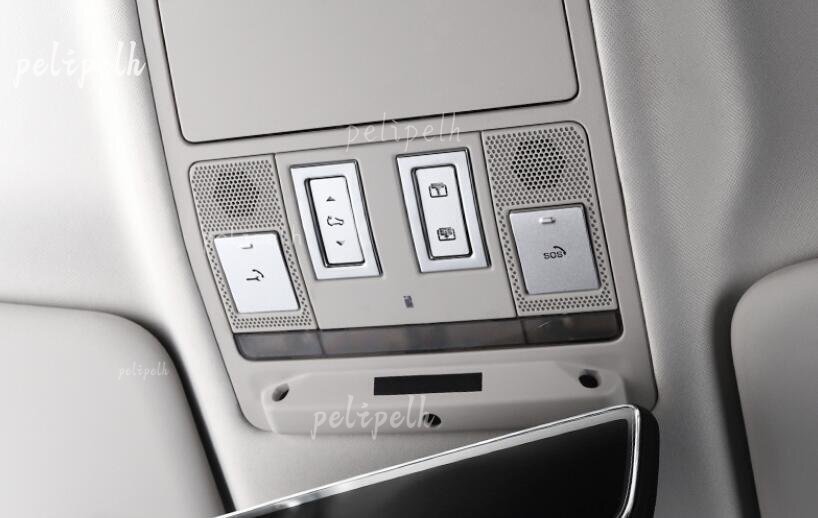 For Defender 110 2020-2025 Silver Aluminium Front Reading Light Button ...